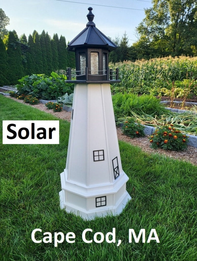 Cape Cod Race Point Solar Lighthouse - Exterior Lighthouse - Amish Mad ...