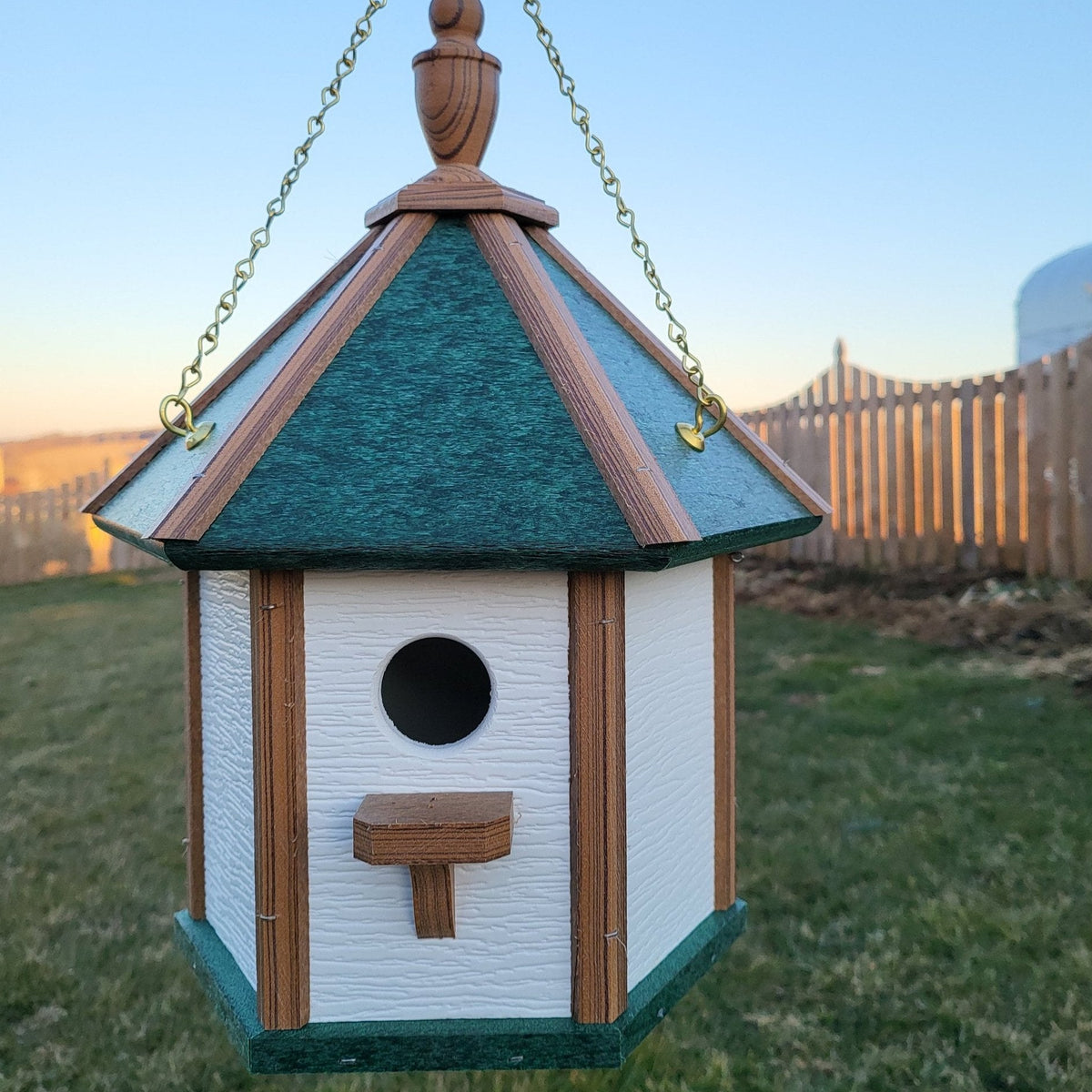 Gazebo Country Hanging Bird House Amish Handmade Style 1 Nesting Compa ...
