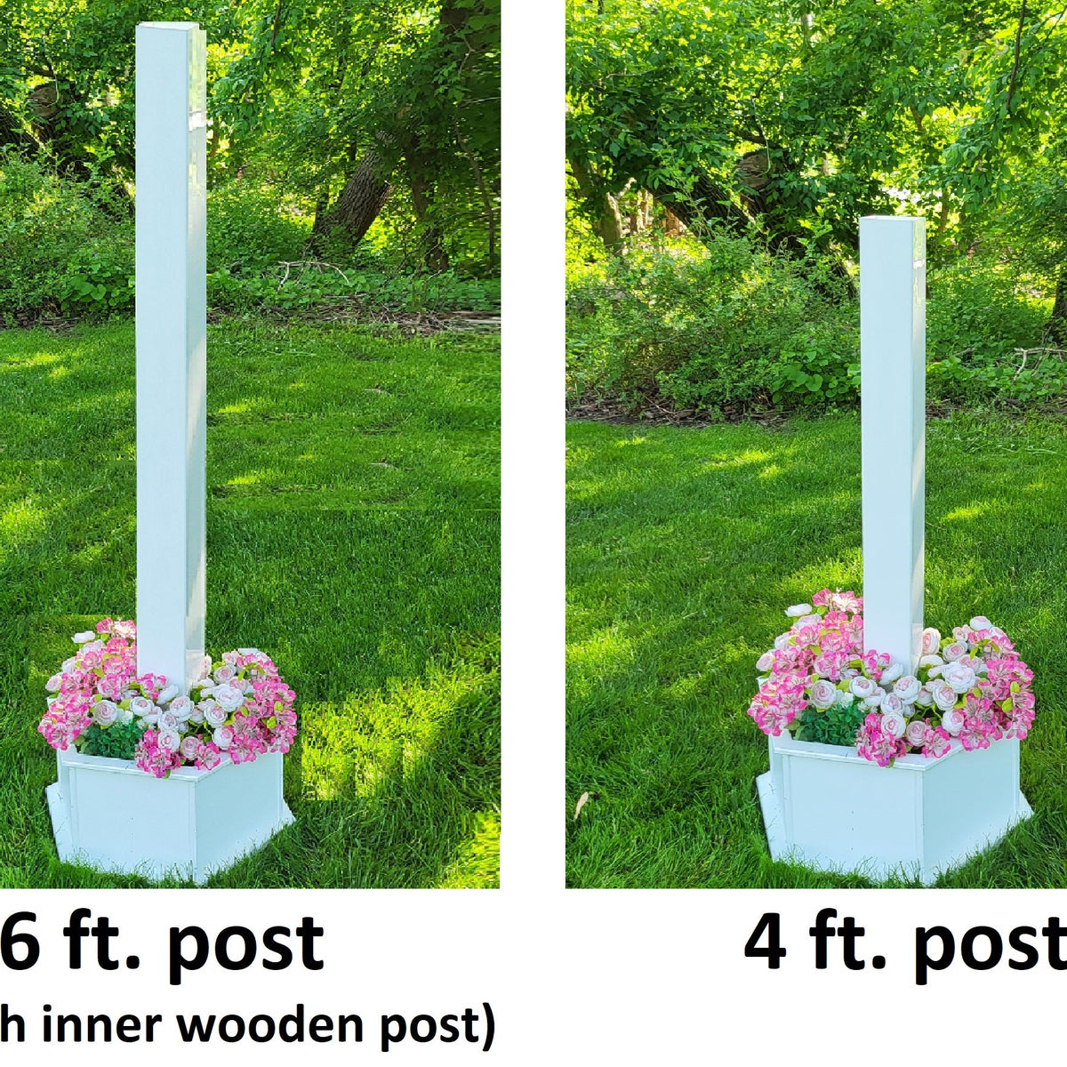 Planter Kit For Birdhouses and Bird Feeders - White - Set of Planter ...